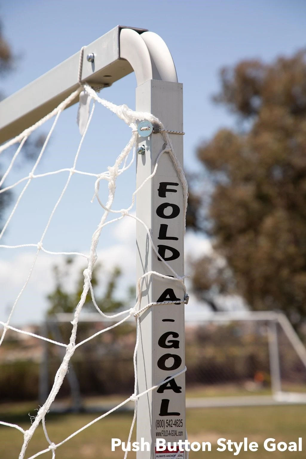4' X 9' Standard Aluminum Goals - Fold-A-Goal